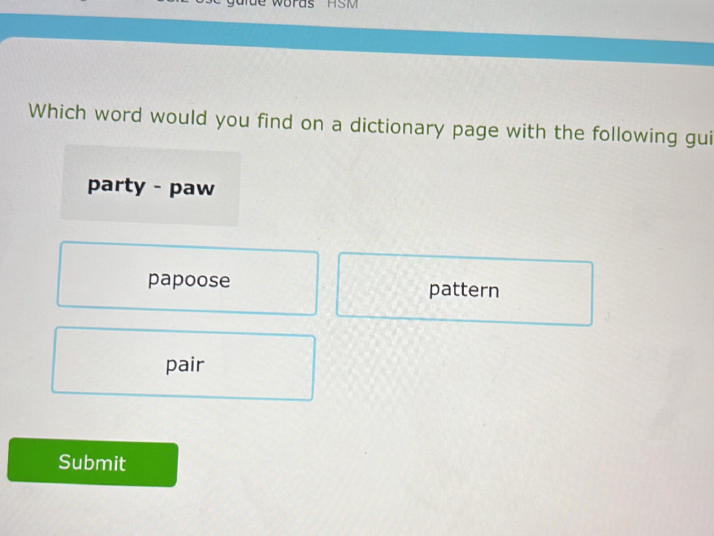 Which word would you find on a dictionary | StudyX