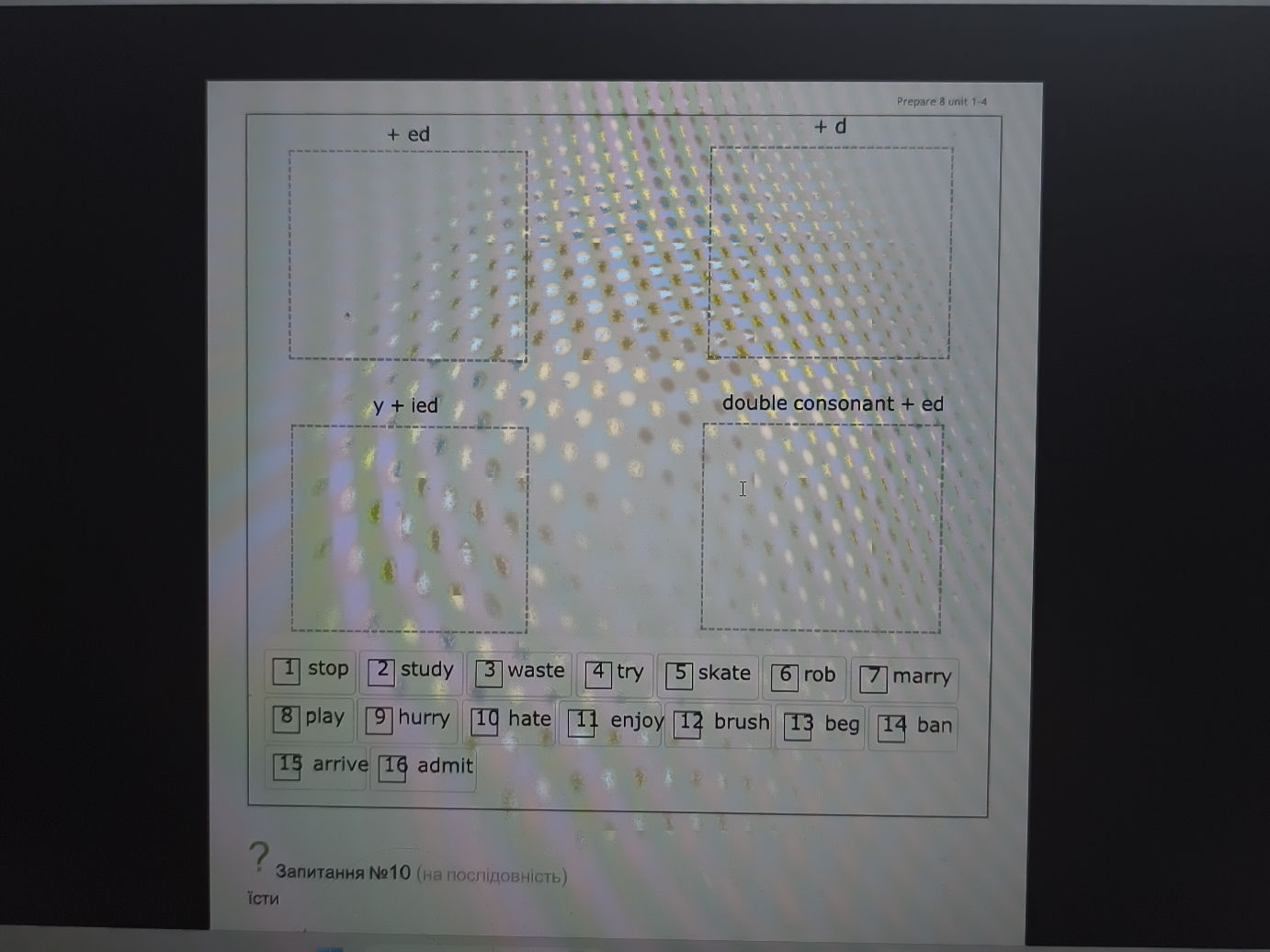 + ed + d y + ied double consonant + ed 1 | StudyX