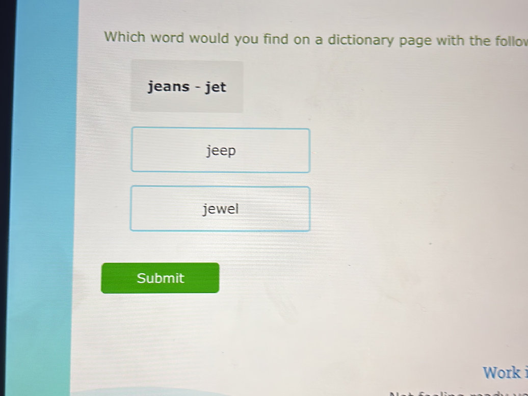 Which word would you find on a dictionary | StudyX