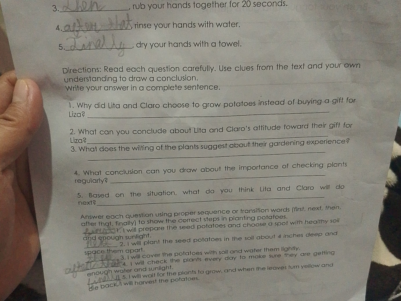 Directions: Read each question carefully. | StudyX