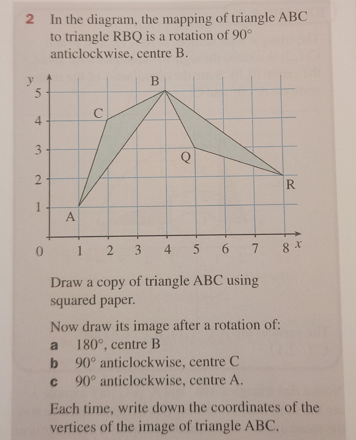 2 In the diagram, the mapping of triangle | StudyX