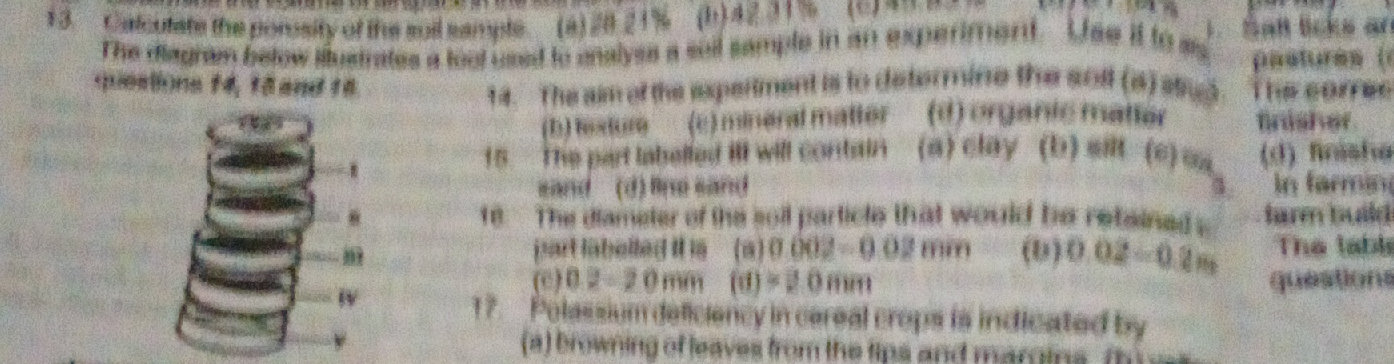 13. Calculate the porosity of the soil | StudyX