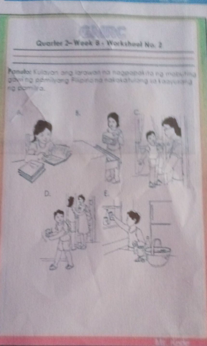 Quarter 2-Week 3 Worksheet No. 2 Panuto: | StudyX