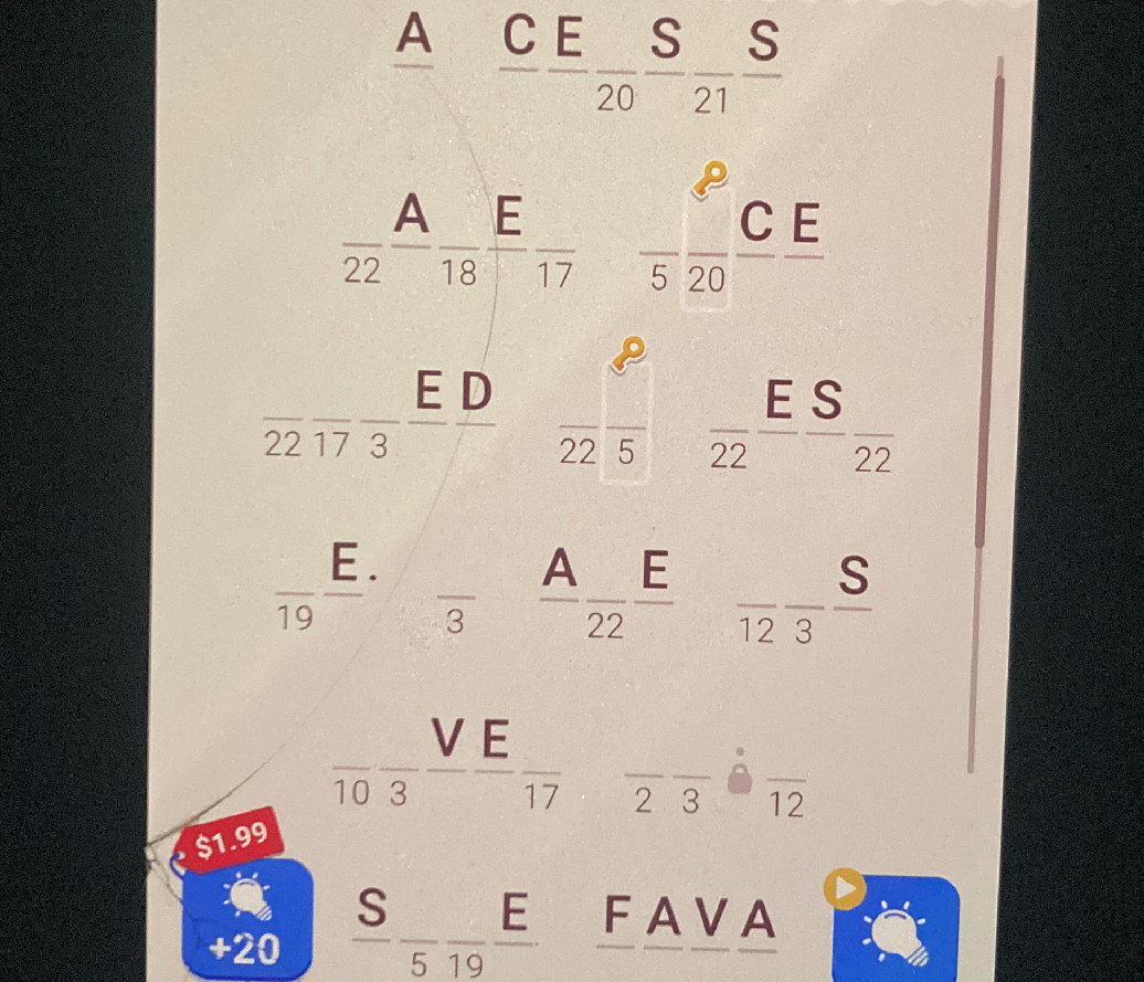 The image displays a word puzzle, likely | StudyX