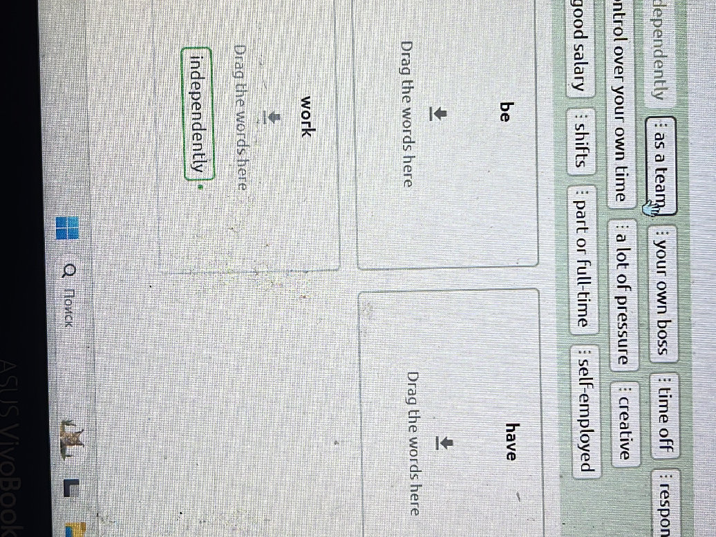 This appears to be a vocabulary matching or | StudyX