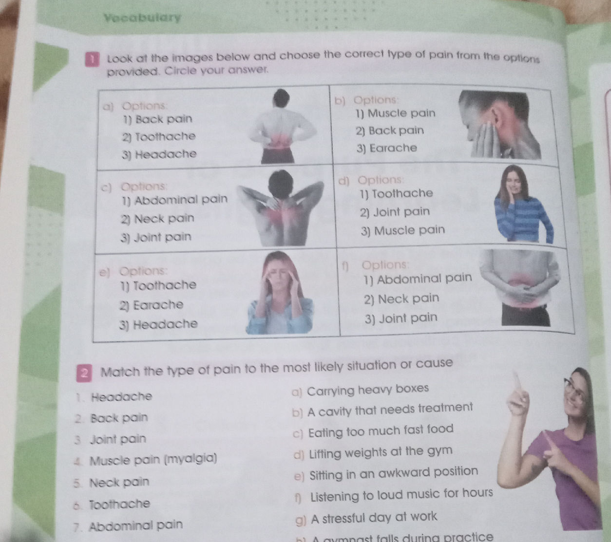 1 Look at the images below and choose the | StudyX