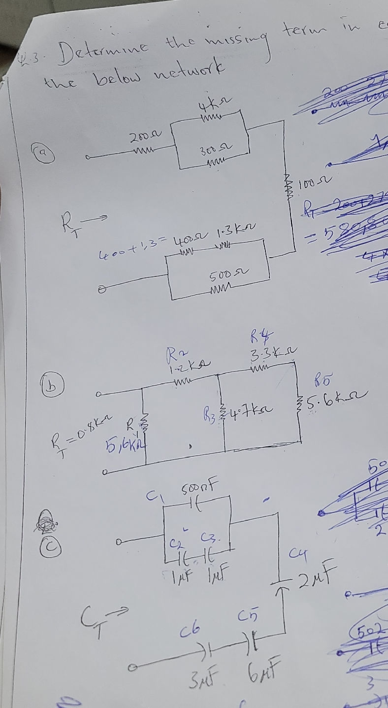 Determine the missing term in each of the | StudyX