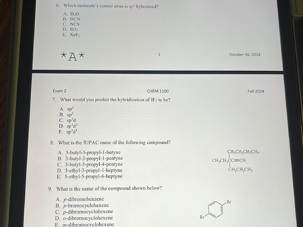 8. What is the IUPAC name of the following | StudyX