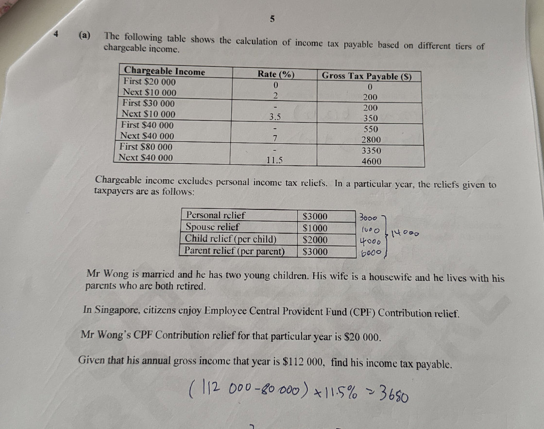 The following table shows the calculation of | StudyX