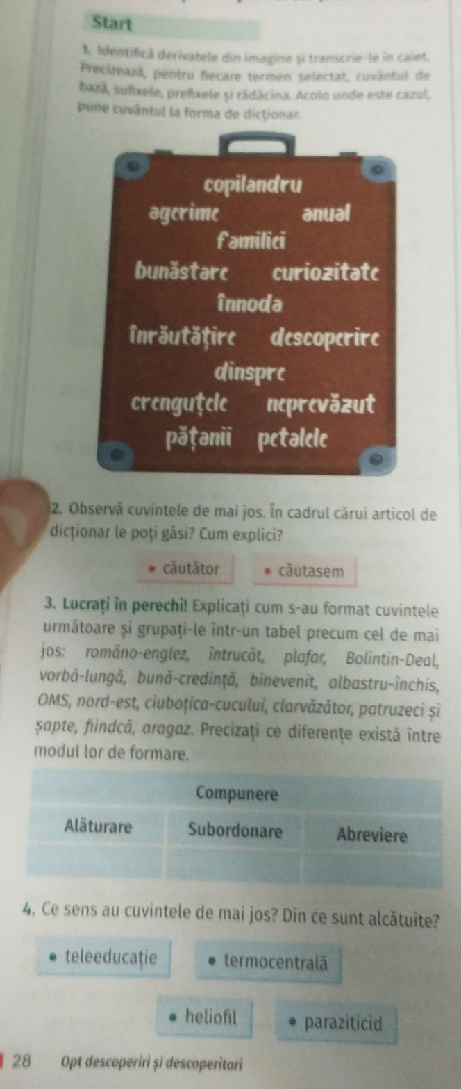 1. Identifică derivatele din imagine şi | StudyX