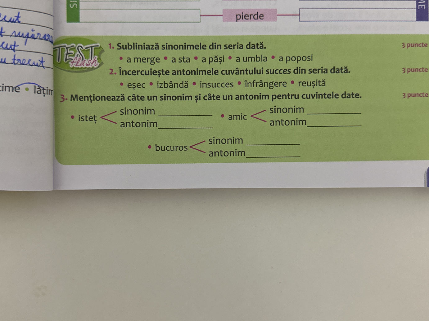 1. Subliniază sinonimele din seria dată. * | StudyX