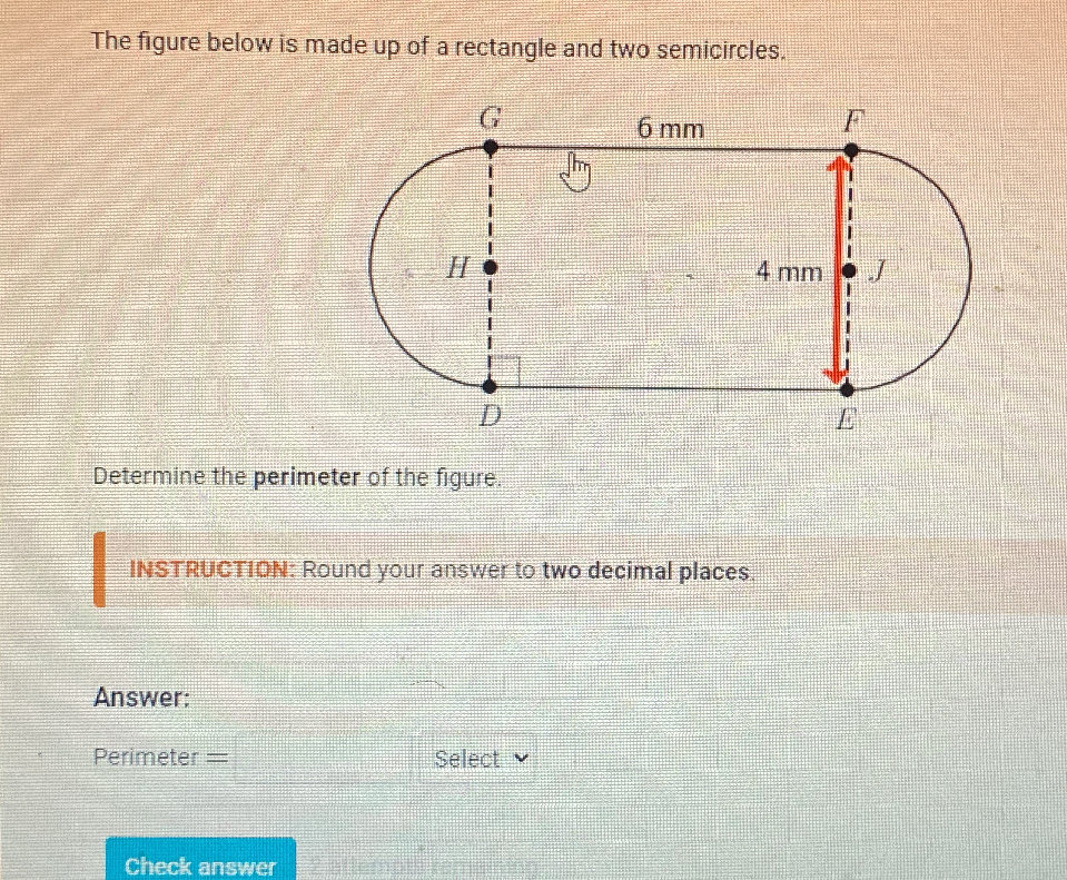 The figure below is made up of a rectangle | StudyX