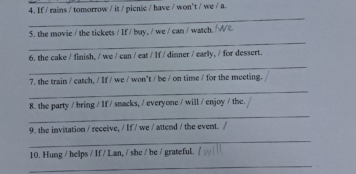 7. the train / catch, / If / we / won't / be | StudyX