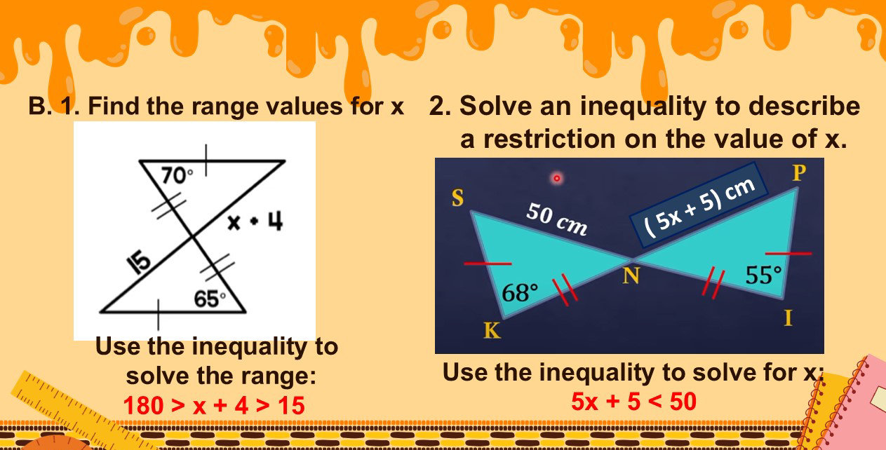 B. 1. Find the range values for x [Diagram | StudyX