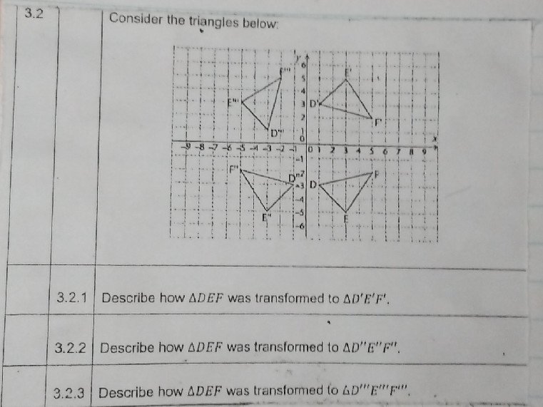 Consider the triangles below: [Graph | StudyX