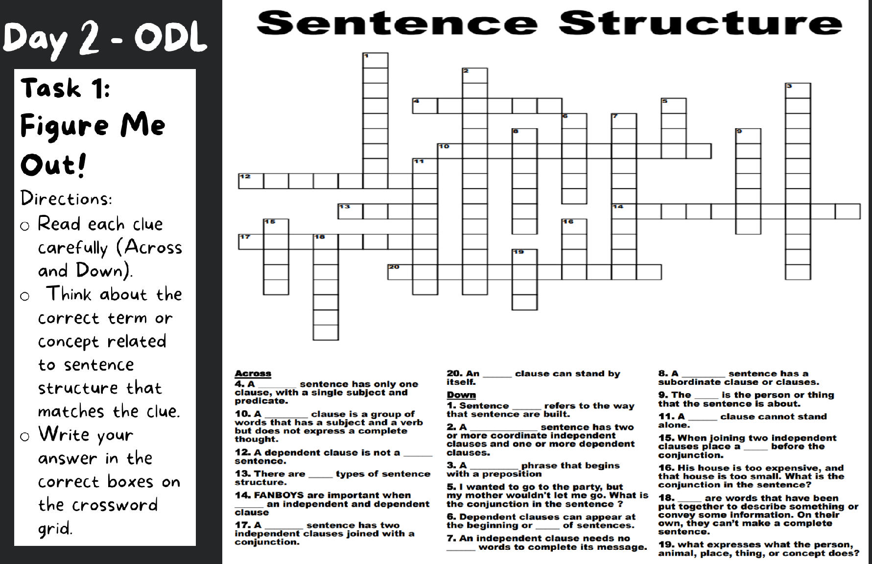Day 2 - ODL Task 1: Figure Me Out! | StudyX