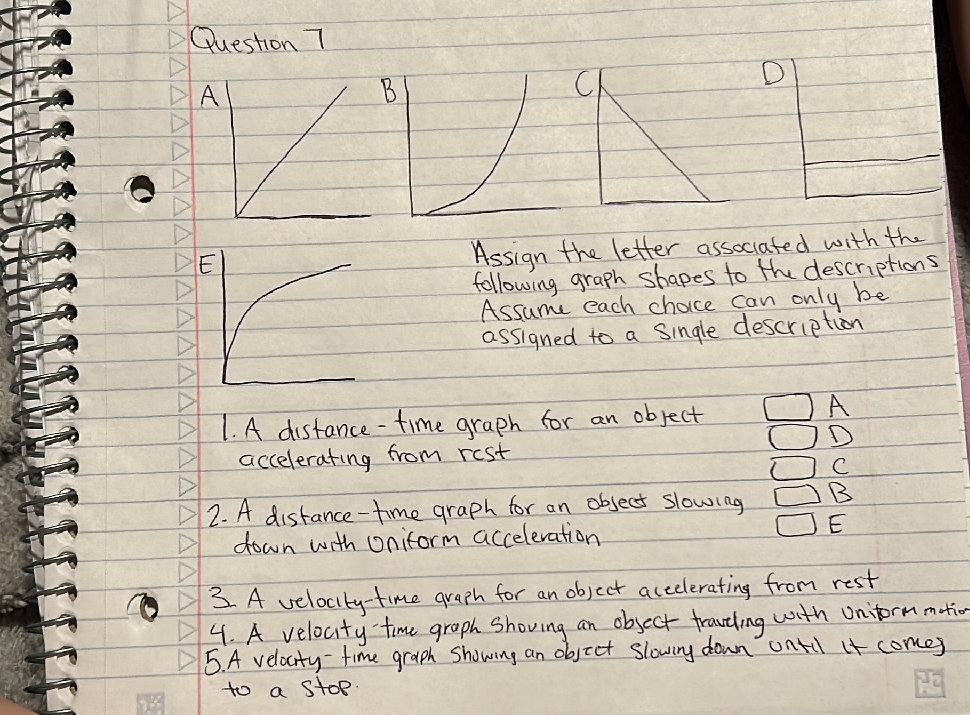 Assign the letter associated with the | StudyX