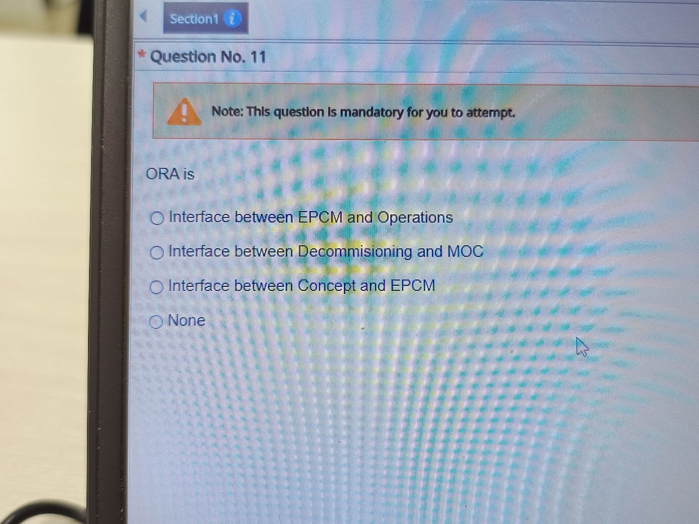 ORA is Interface between EPCM and | StudyX