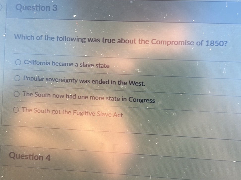 Which of the following was true about the | StudyX