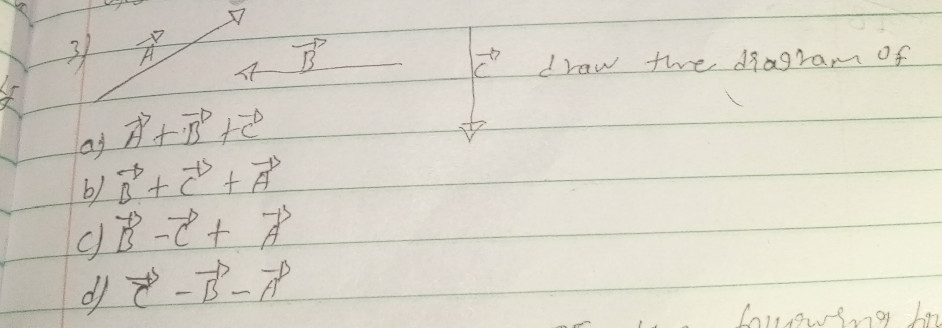 Given the vectors ${A}$, ${B}$, and ${C}$ as | StudyX