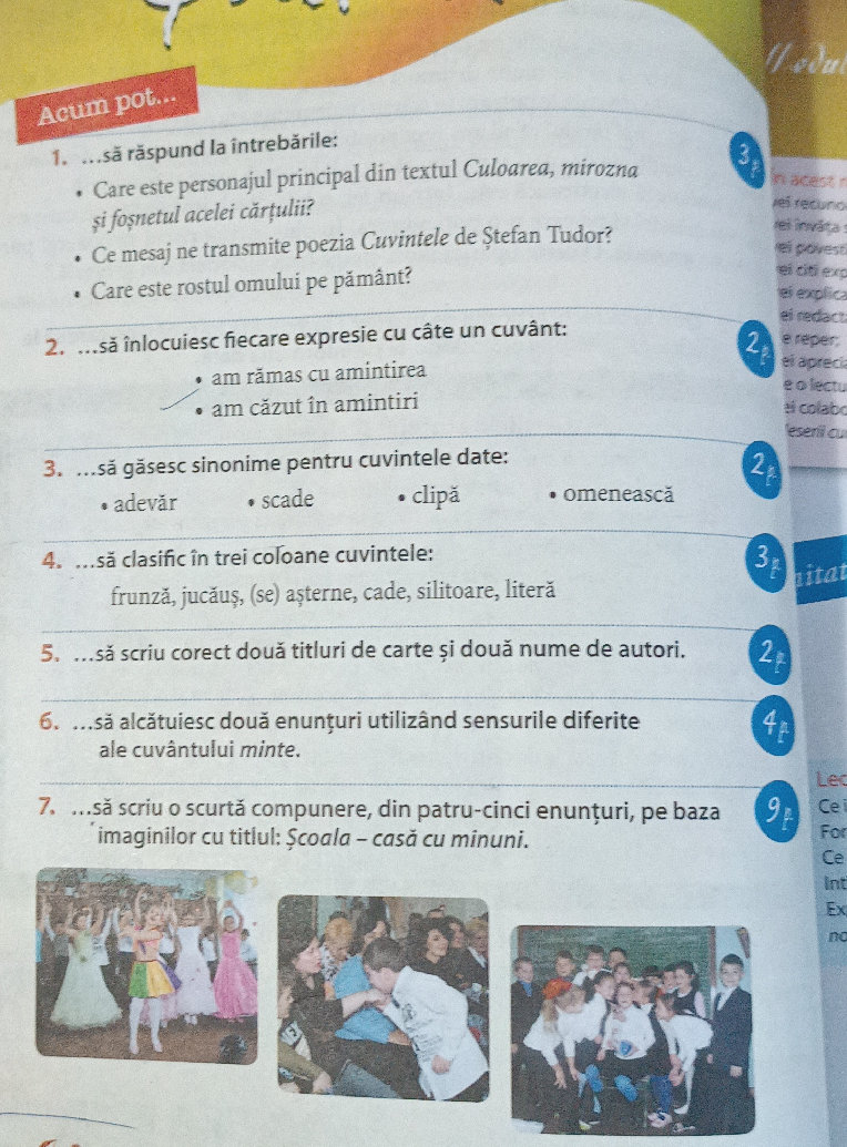 5. ...să scriu corect două titluri de carte | StudyX