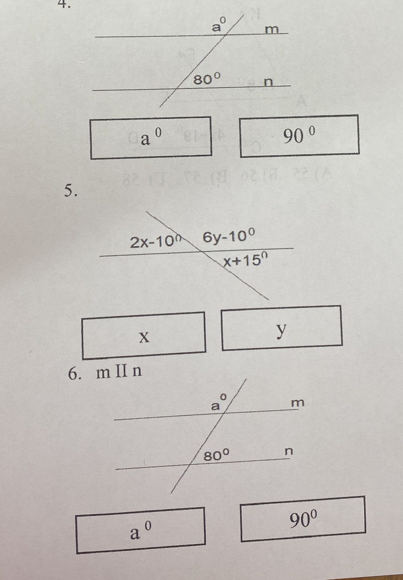 5. [Image: Two parallel lines intersected by | StudyX