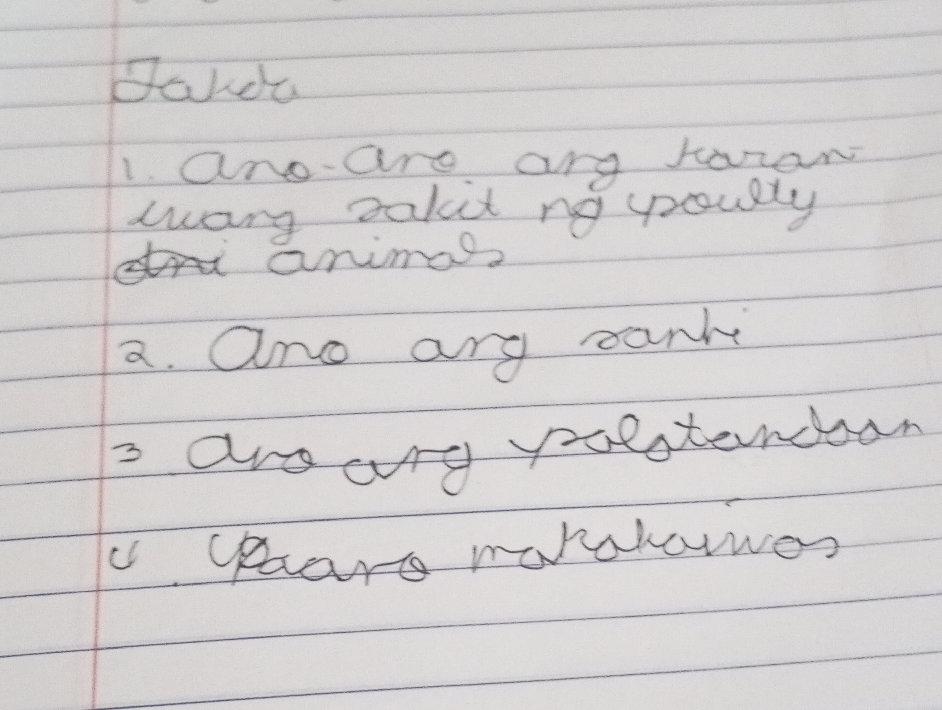 1. Ano-ano ang karaniwang sakit ng poultry | StudyX