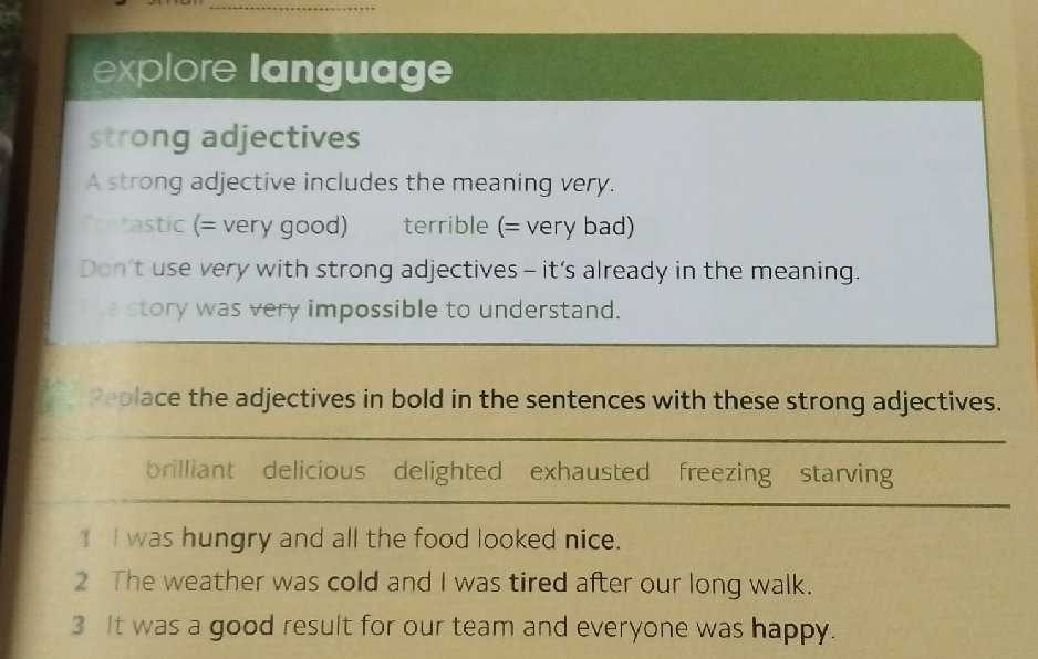 explore language strong adjectives A strong | StudyX
