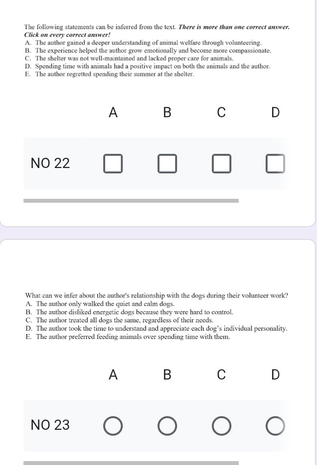 The following statements can be inferred | StudyX