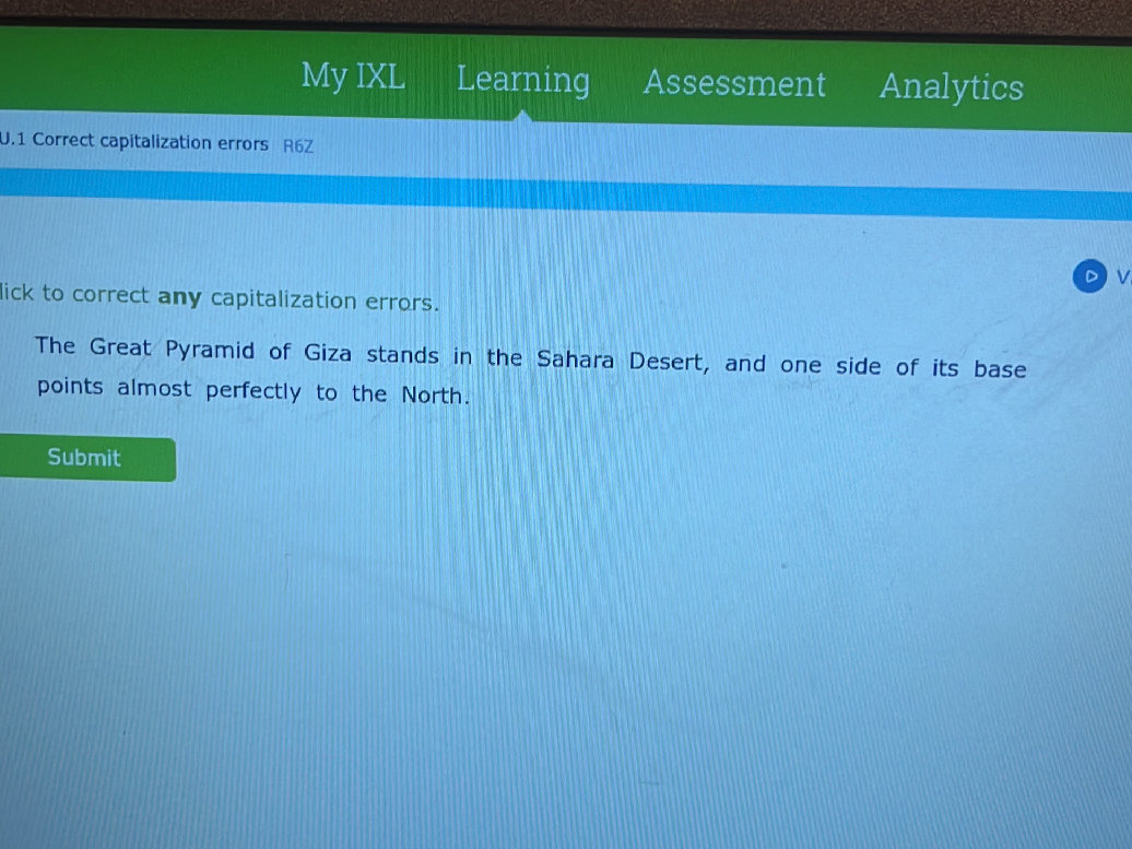 Click to correct any capitalization errors. | StudyX