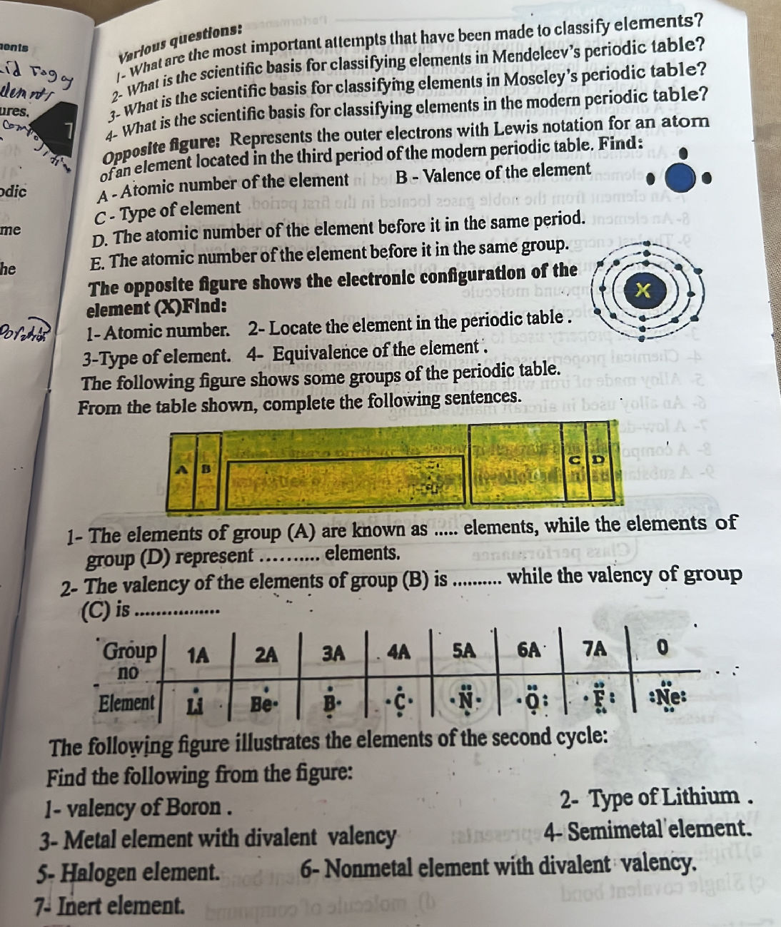 Opposite figure: Represents the outer | StudyX