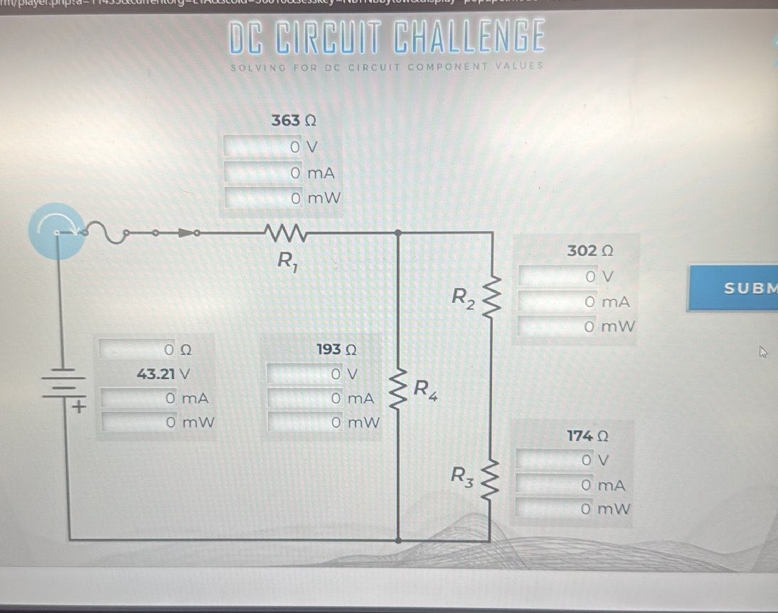 DC CIRCUIT CHALLENGE: SOLVING FOR DC CIRCUIT | StudyX