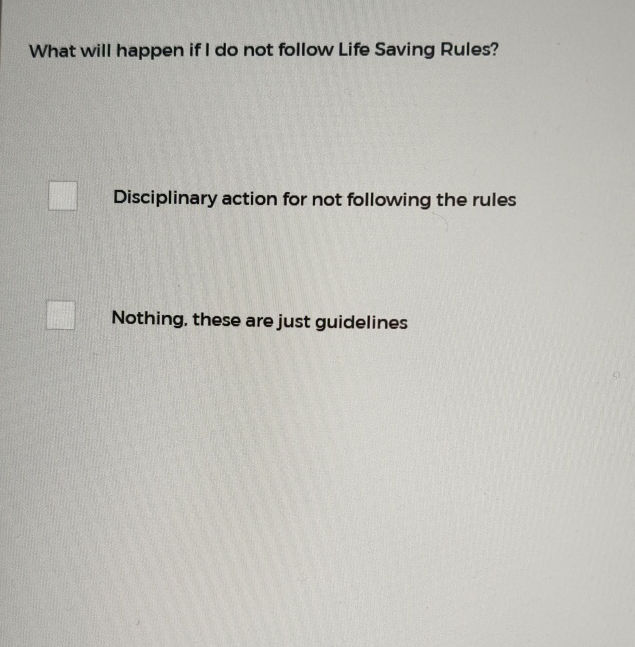 What will happen if I do not follow Life