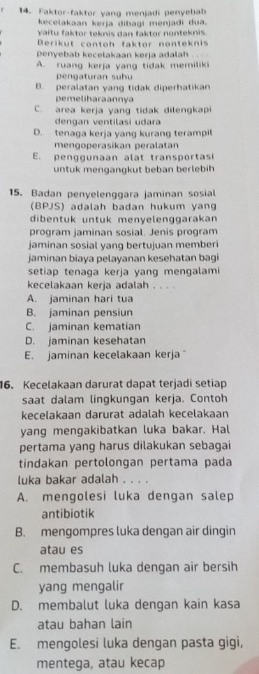 14 Faktor-faktor yang menjadi penyebab | StudyX