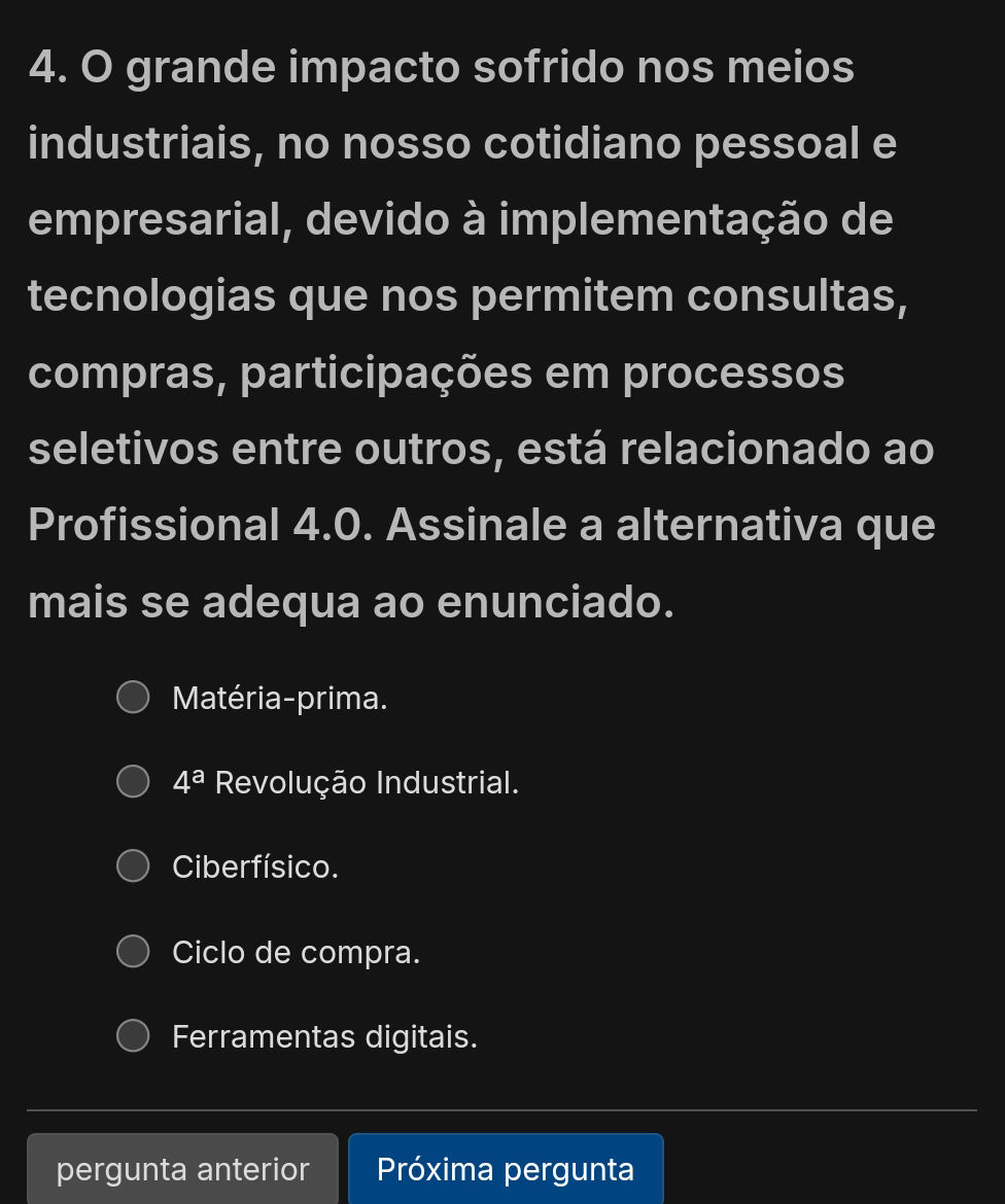 4 O grande impacto sofrido nos meios