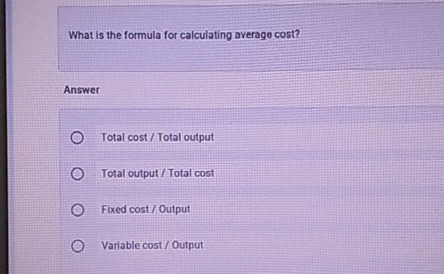 What is the formula for calculating average | StudyX