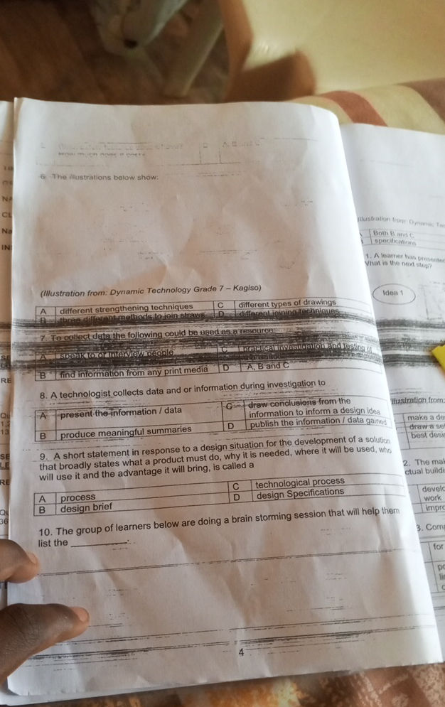 The illustrations below show A different | StudyX