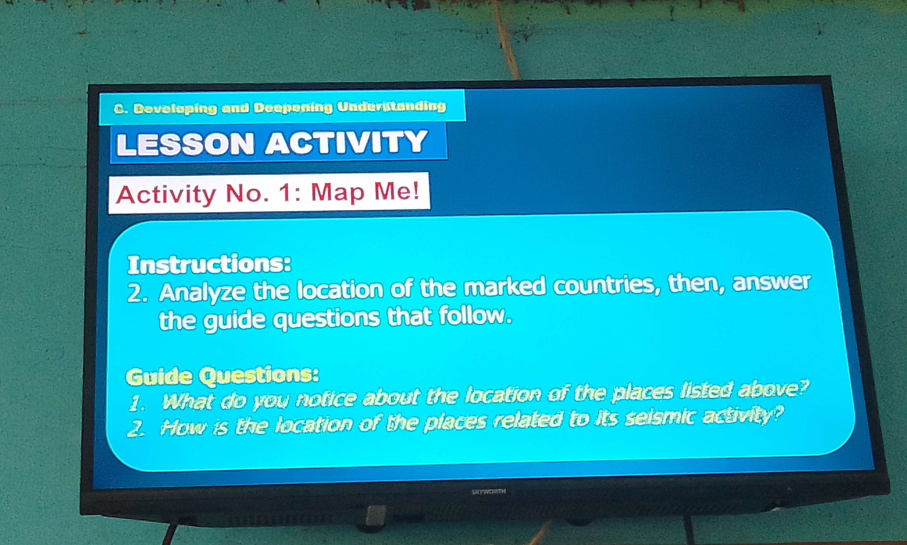Instructions: Analyze the location of the | StudyX