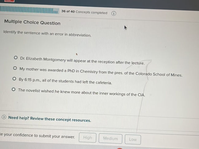Identify the sentence with an error in | StudyX