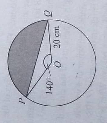 In the given figure O is the center of the | StudyX
