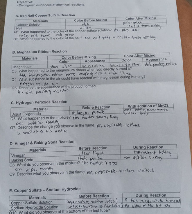 Objective: • Distinguish evidences of | StudyX