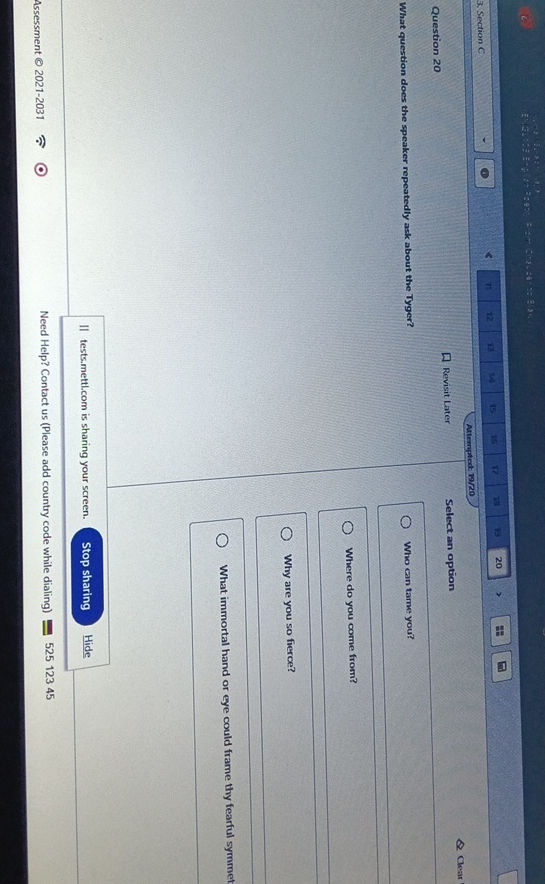 What question does the speaker repeatedly | StudyX