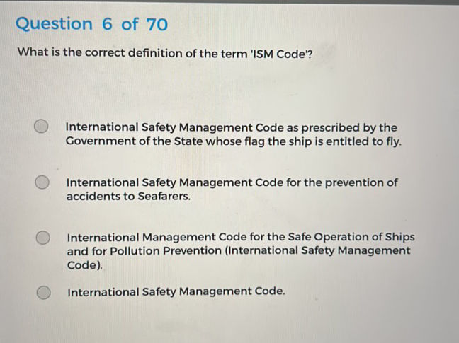 What is the correct definition of the term | StudyX