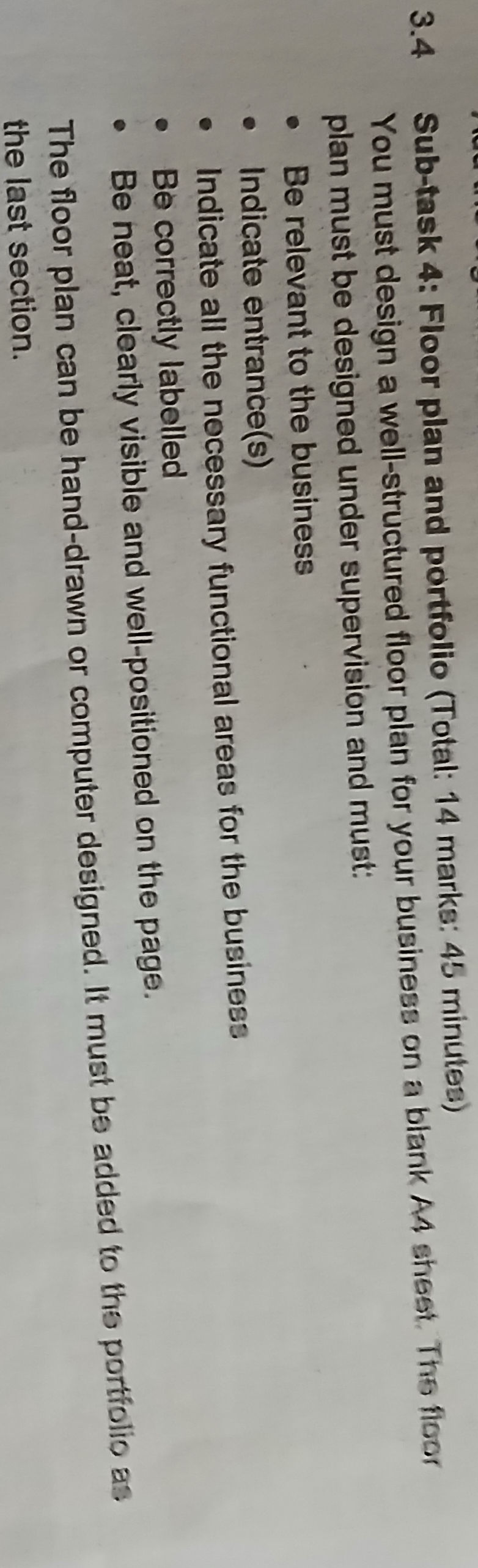 You must design a well-structured floor plan | StudyX