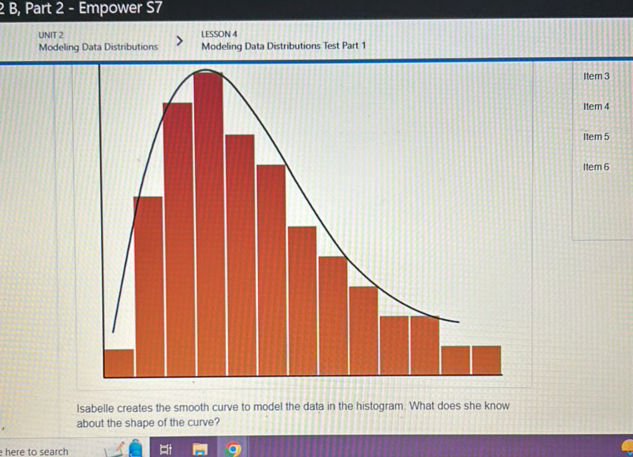 Isabelle creates the smooth curve to model