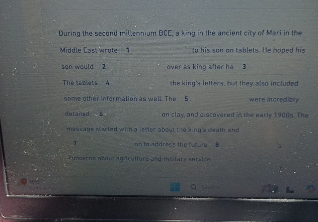 During the second millennium BCE a king in