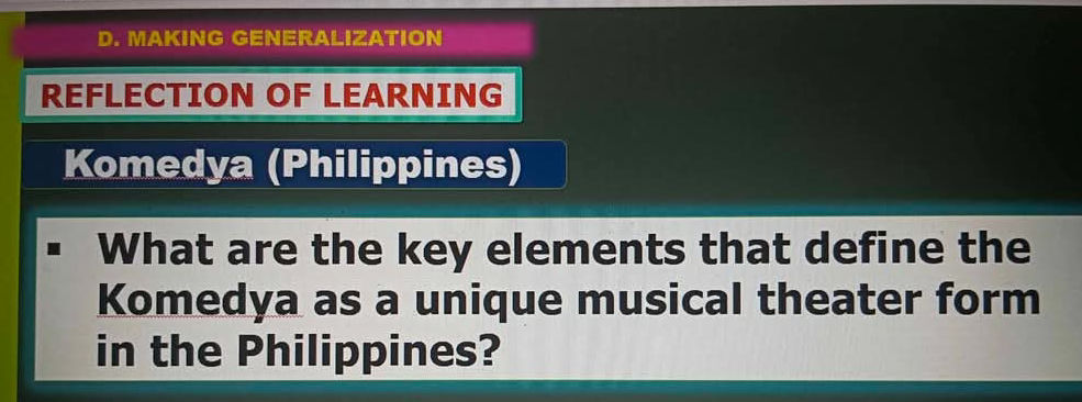 What are the key elements that define the
