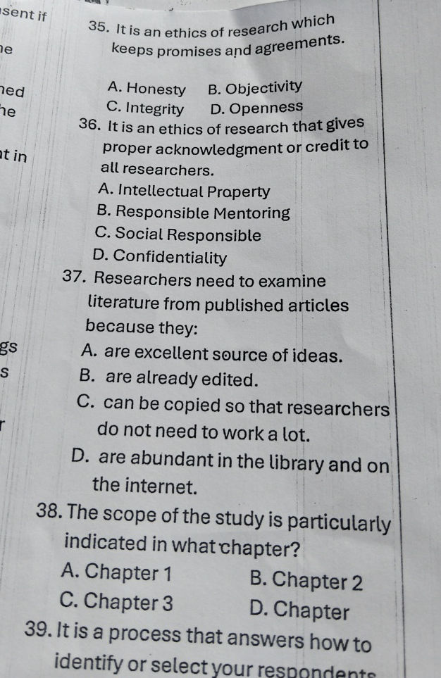 35 It is an ethics of research which keeps | StudyX