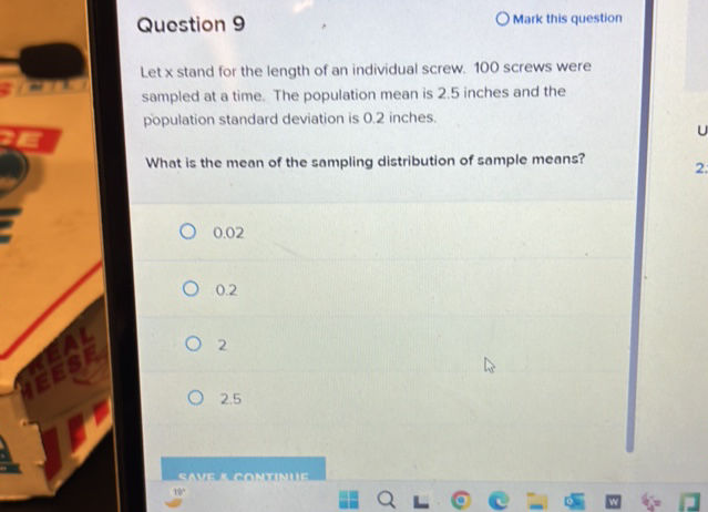 Question 9 Let x stand for the length of an | StudyX