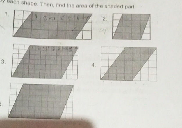 Find the area of the shaded part 1 Insert | StudyX